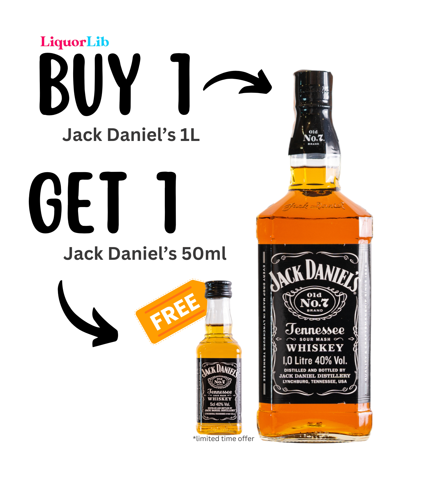 Jack Daniel's Tennessee Whiskey – Liquor Lib Philippines