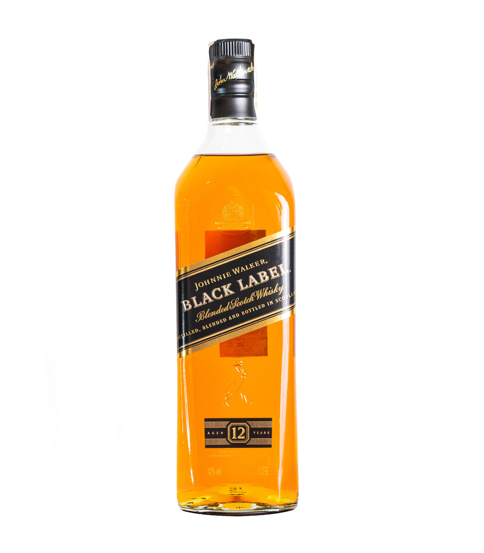 Johnnie Walker Black Label 1L – Premium Blended Scotch Whisky ...