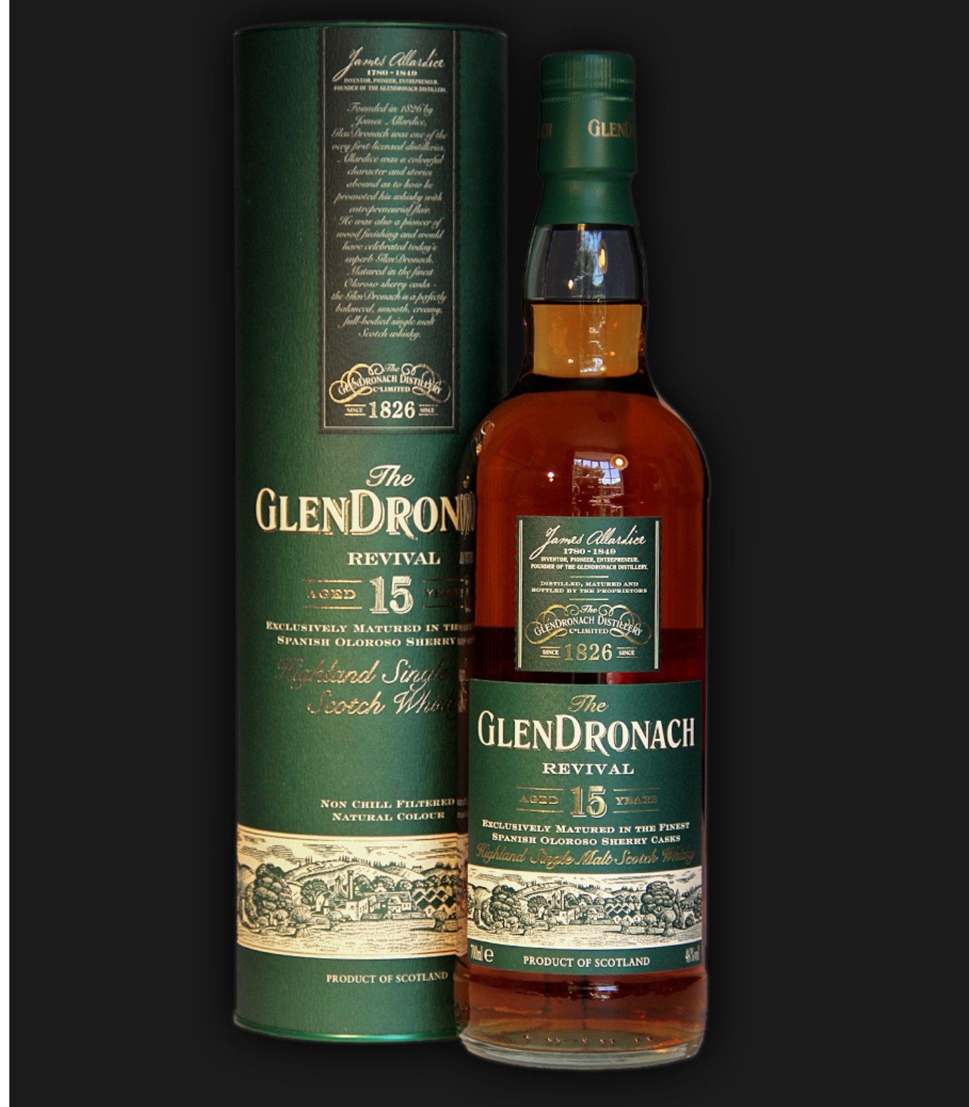 The GlenDronach 15 Years Revival Single malt Whisky 700ml – Liquor Lib ...